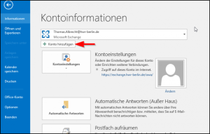 Shared Mailbox in Outlook – Informationstechnologie